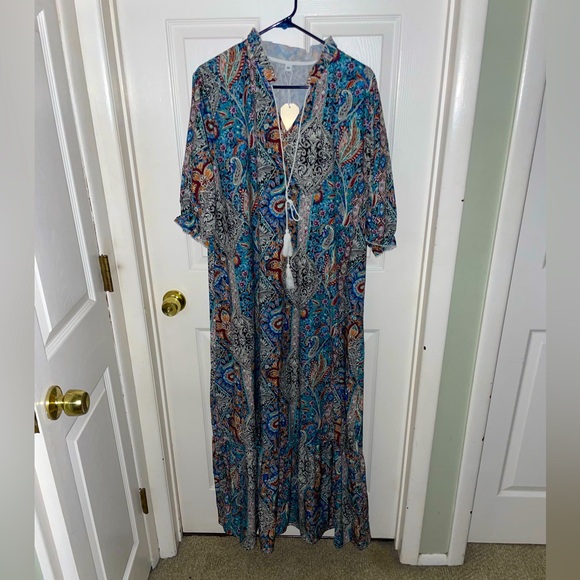 LIYNY | Dresses | Liyny Paisley Maxi Dress | Poshmark